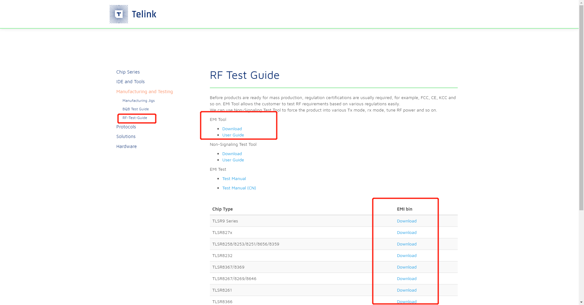 Quick Start - Telink Documents